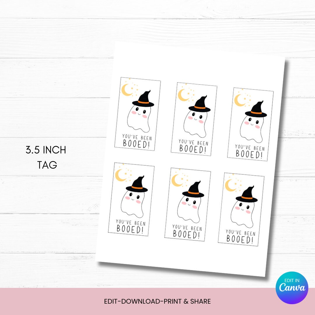 You've Been Booed Template, You've Been Booed Printable, Boo Basket ...