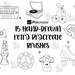 Retro 70s Procreate Stamp Brush Set 15 Hand-drawn Digital Stamps ...
