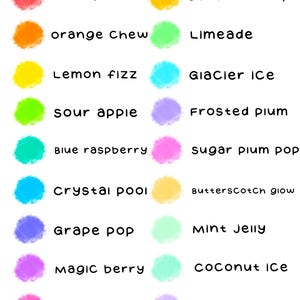 Candy Shop Color Palette Bundle 60 Swatches for Procreate Digital Art ...