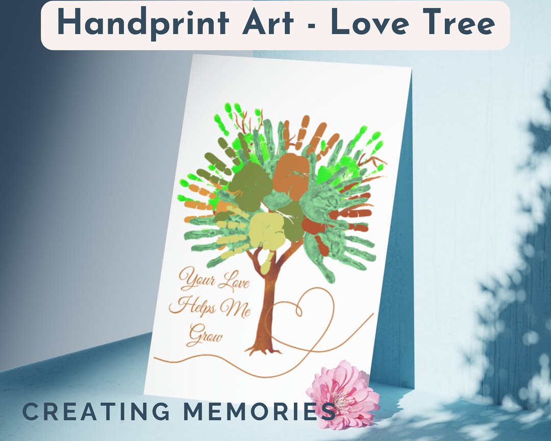 Handprint Art, Toddler Activity, Baby Keepsake, Nursery Activity ...