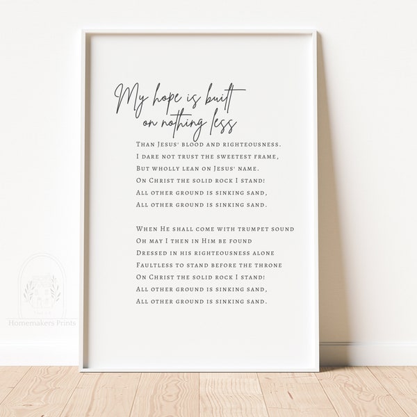 Hymn Wall Art - Etsy
