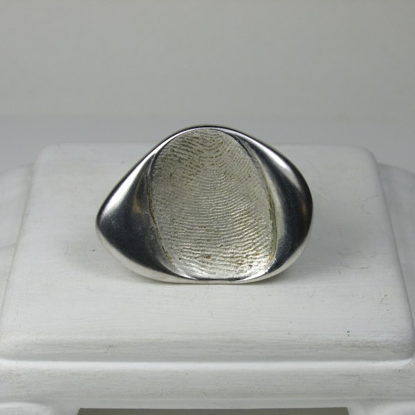 Fingerprint Ring - Etsy