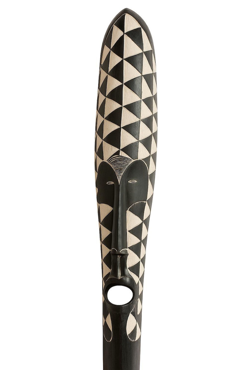 Hand-carved Bwa Plank Mask – African Tribal Wall Art From Cameroon - Etsy