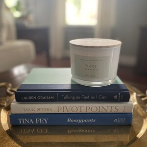 Book Stack Blue and White Book Trio/set Book Staging Book - Etsy