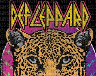 Def Leppard Rock of Ages Digital Sublimation DTF DTG Print PNG File ...
