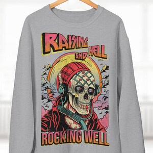 Raising Hell Skull Art - DTF DTG Sublimation PNG (digital Download) - Etsy