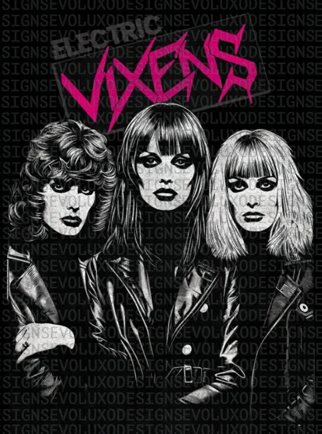 80s Rock Band PNG File: Blondie Style Sublimation Design (digital ...