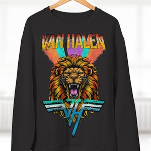 Van Halen Lion Distressed PNG: Rock Band Tee Design (digital Download ...