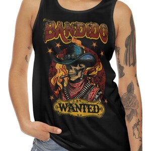 Bandido Wanted Digital Graphic Sublimation DTF DTG Print PNG File Rock ...