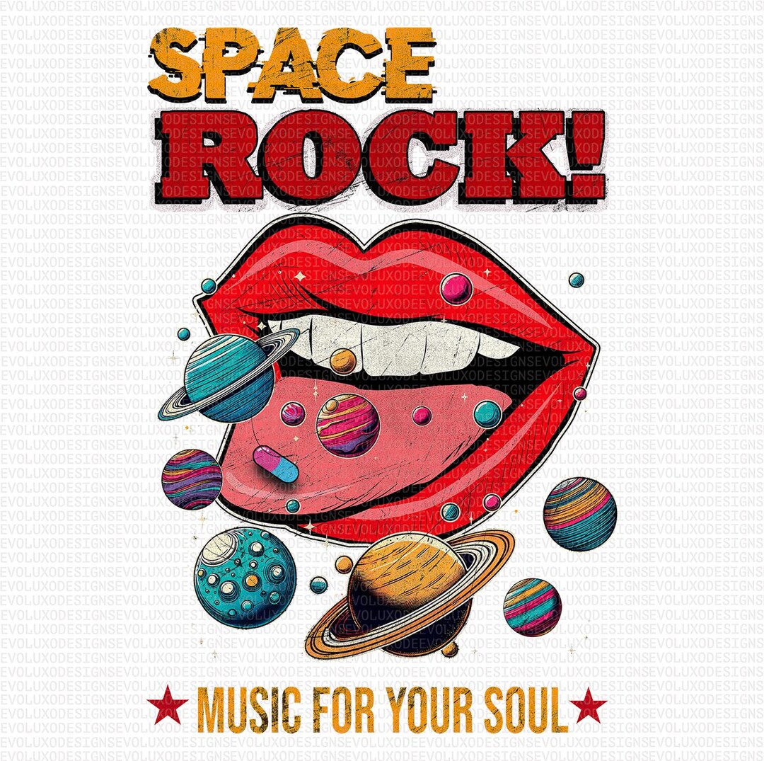Space Rock Lips PNG - Etsy