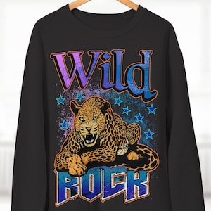 Leopard Rock Digital Sublimation DTF DTG Print PNG File T Shirt Leopard ...
