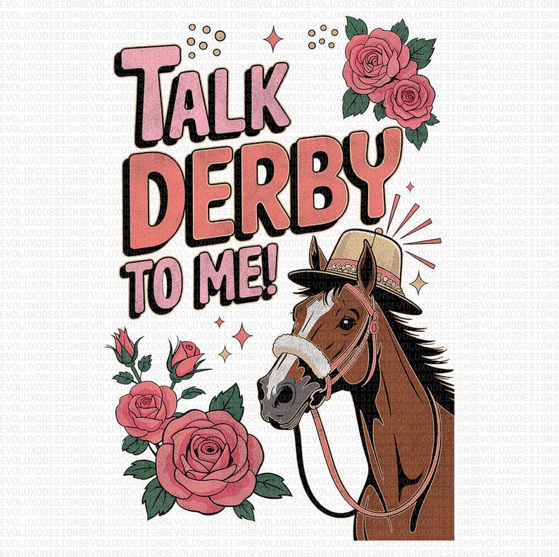 Talk Derby to Me Art - Etsy