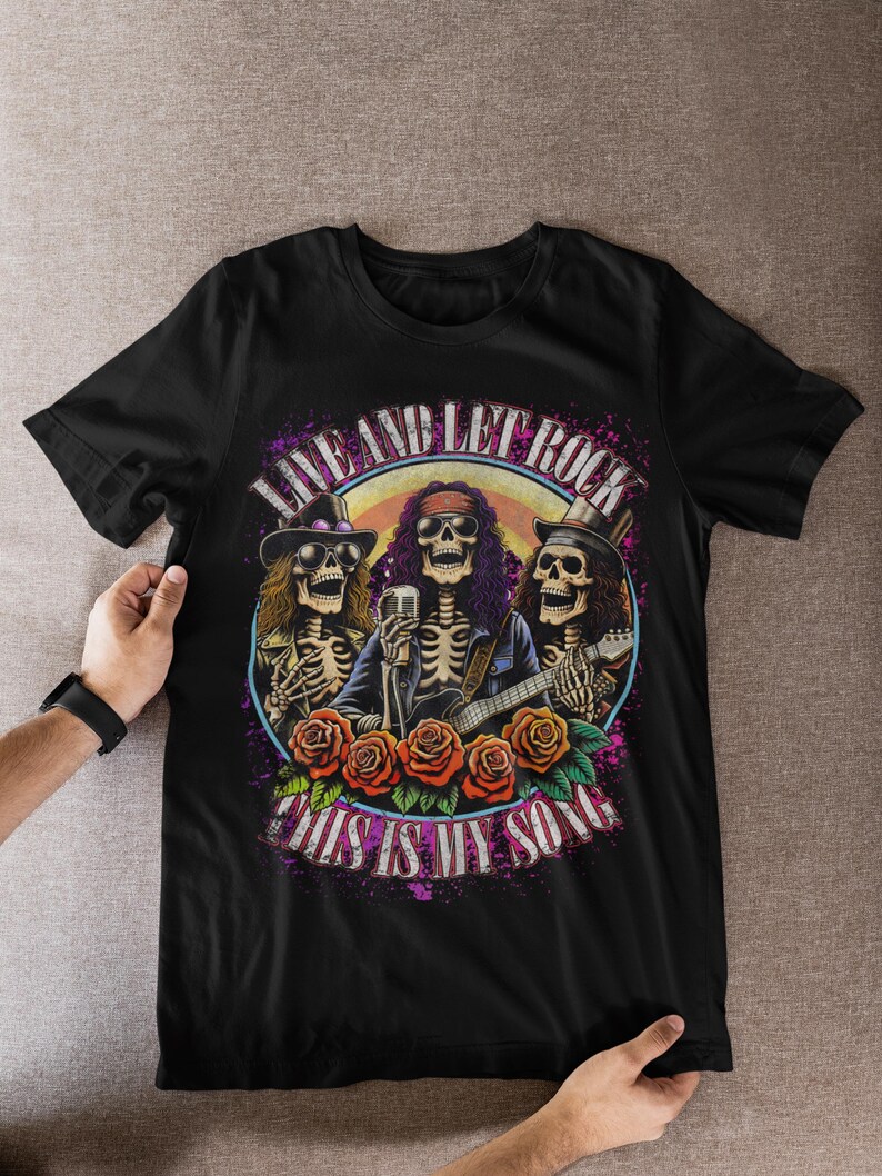 Rock Skeletons PNG • Live and Let Rock Clipart - Etsy