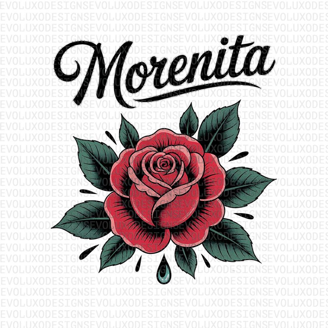 Morenita PNG | Latina Quote Design for T-shirts and Digital Download - Etsy