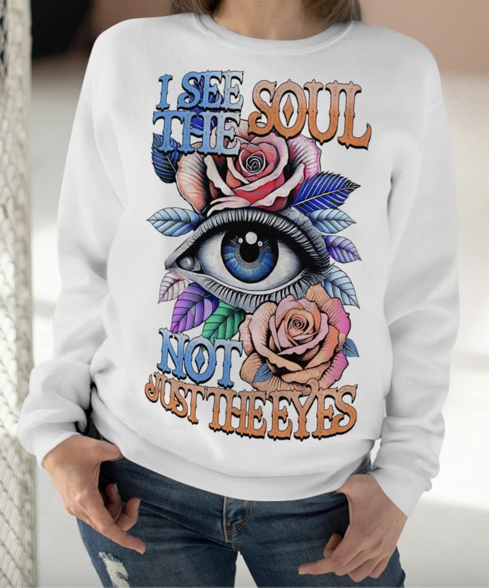 I See the Soul Tattoo Eye Illustration PNG (digital File) - Etsy