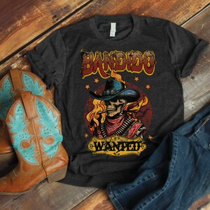 Bandido Wanted Digital Graphic Sublimation DTF DTG Print PNG File Rock ...