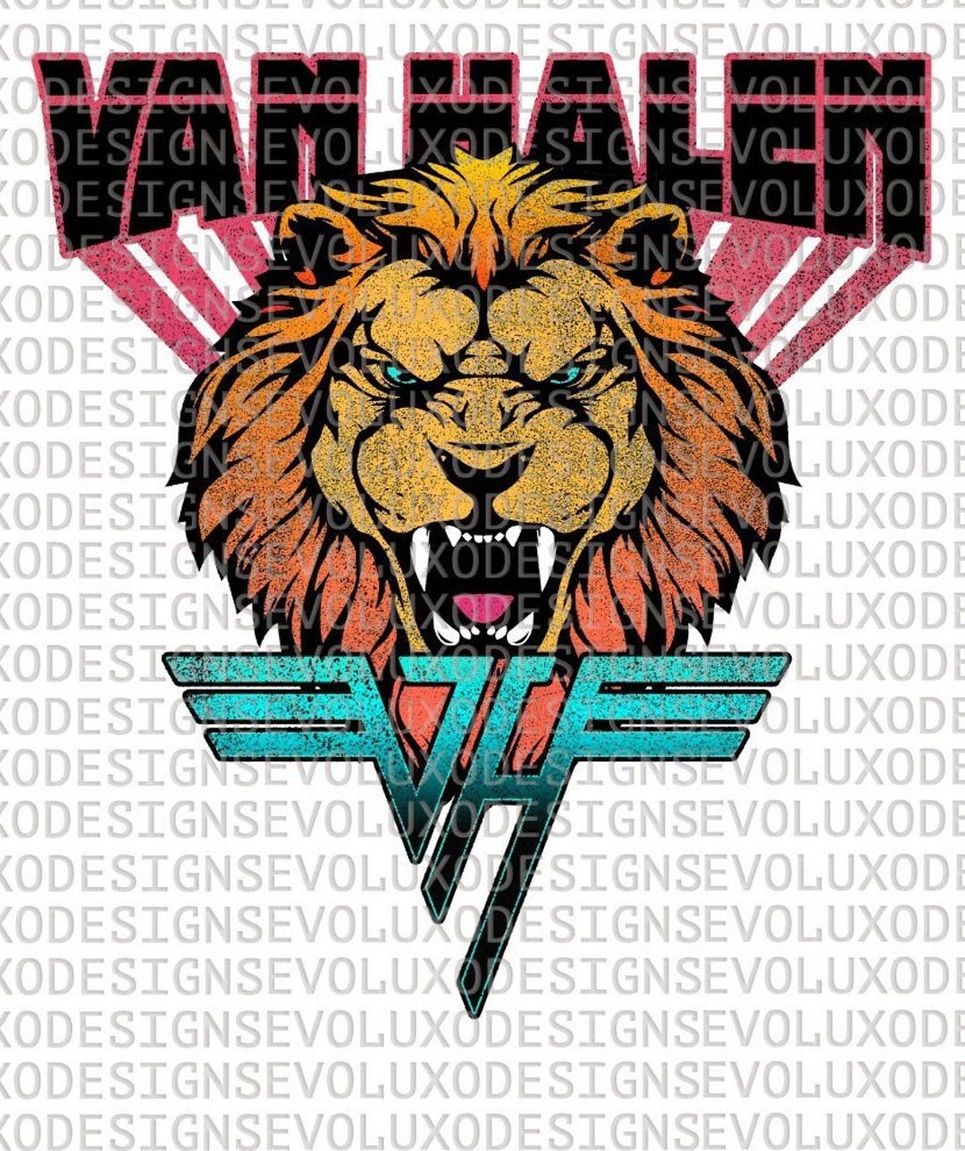 ACDC Distressed Pink Leopard Pattern T Shirt Logo Design PNG Rock Band ...