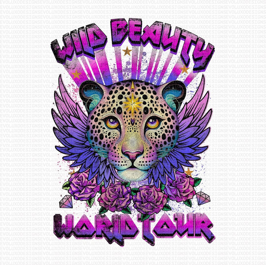 Wild Beauty Leopard Ward Tour PNG - Etsy