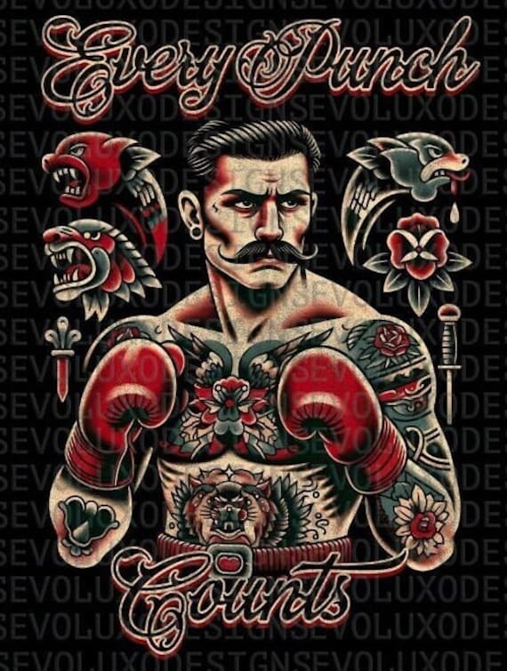 Vintage Boxer Tattoos