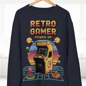 Retro Gamer Digital Sublimation DTF DTG Print PNG File Vintage Video ...