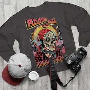 Raising Hell Skull Art - DTF DTG Sublimation PNG (digital Download) - Etsy