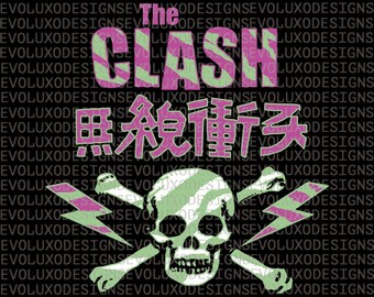 The Clash Skull Shirt - Etsy