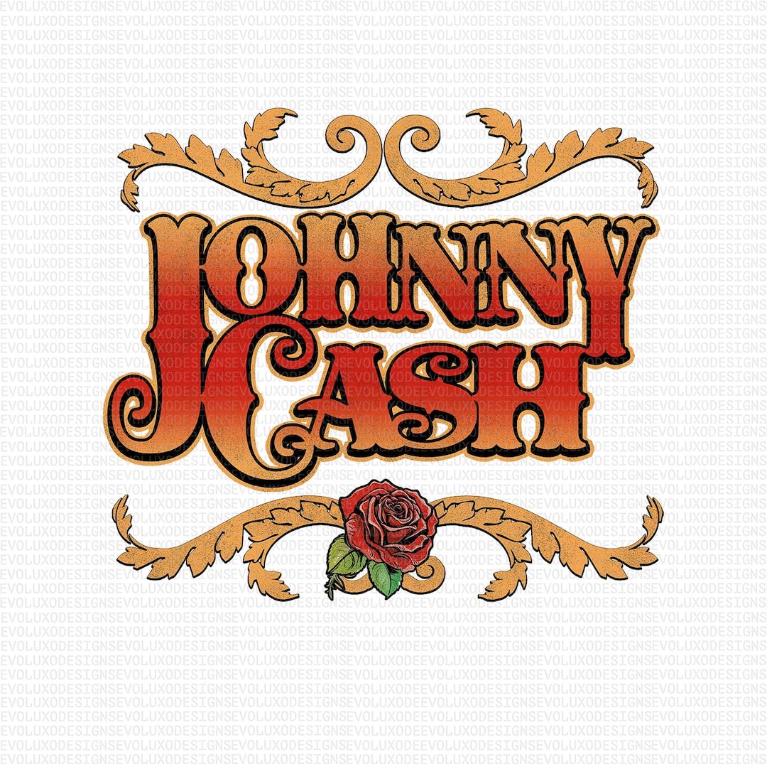 Johnny Cash Style PNG – Vintage Outlaw Country Typography - Etsy