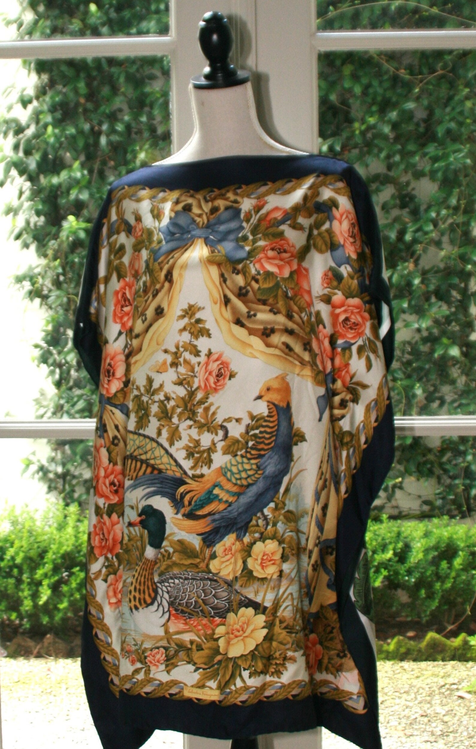 Vintage Designer Reversible Scarf Dress - Etsy