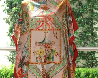 Vintage Designer Reversible Scarf Dress - Etsy