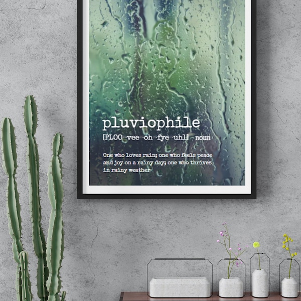 Rain Art Print - Etsy