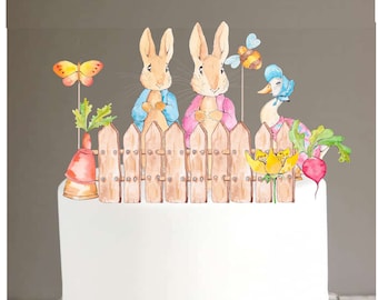 Beatrix Potter Toppers, Cupcake Toppers, Peter Rabbit Toppers, Party ...