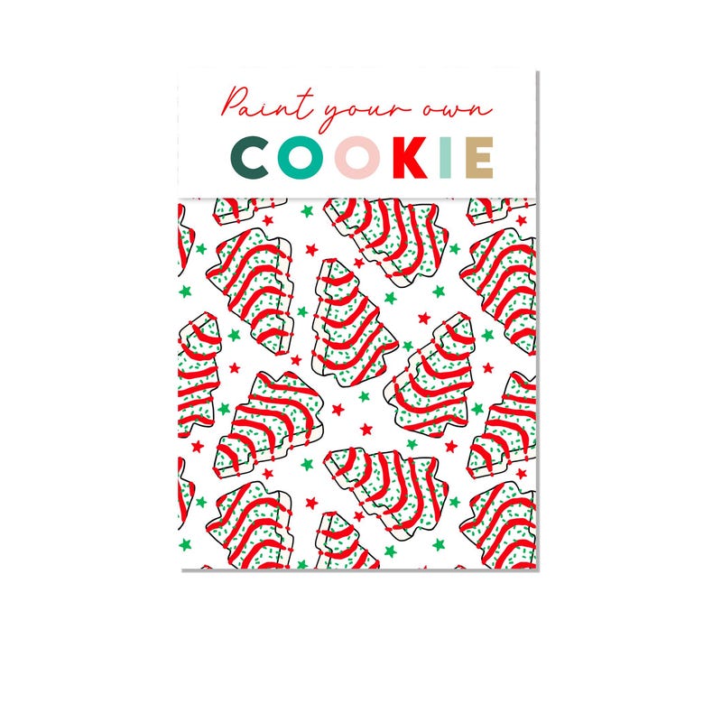 Christmas Cookie Card - Etsy