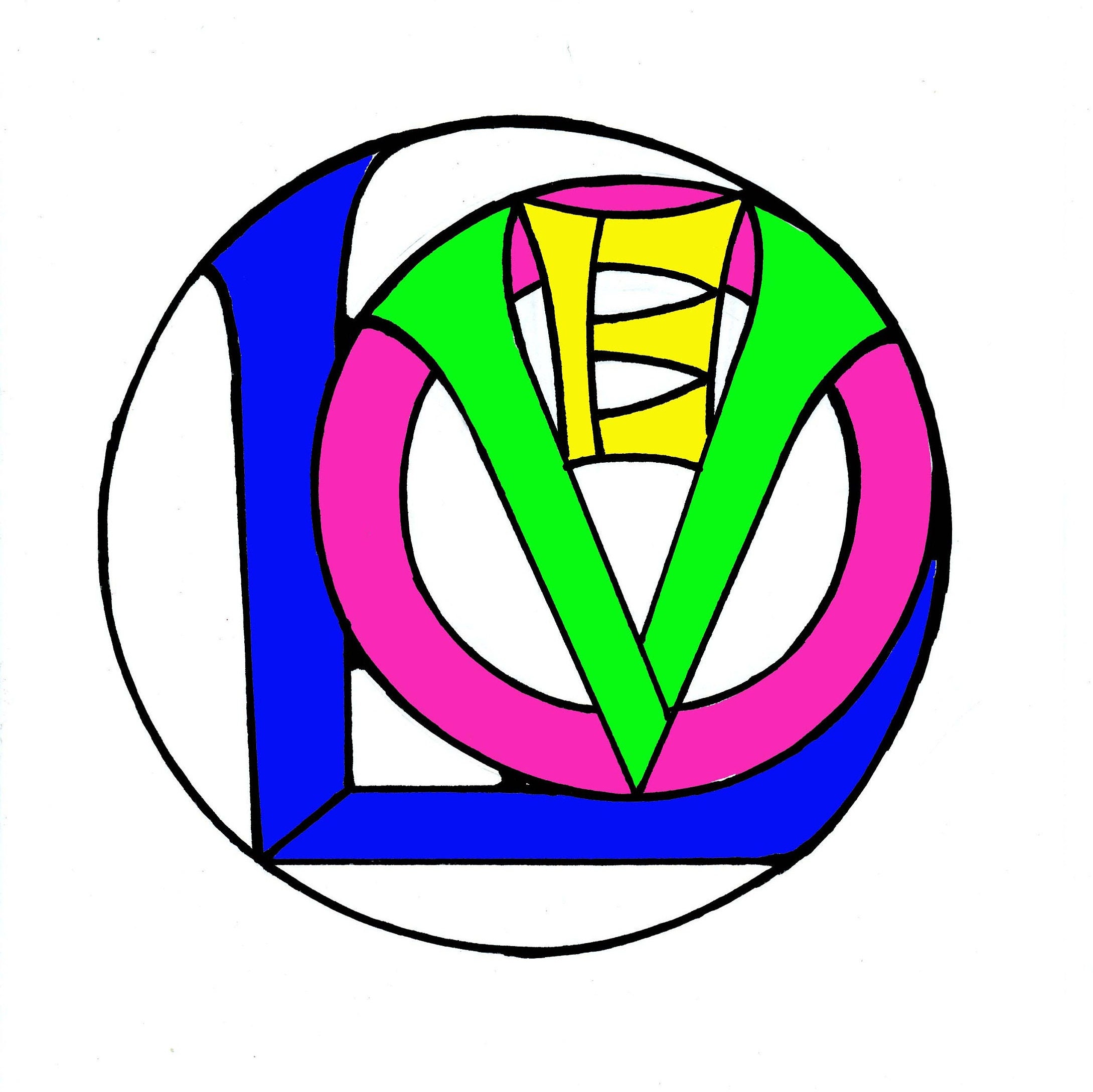 Stained Glass Love Pattern, Stain Glass Saint Valentine's Day Pattern ...