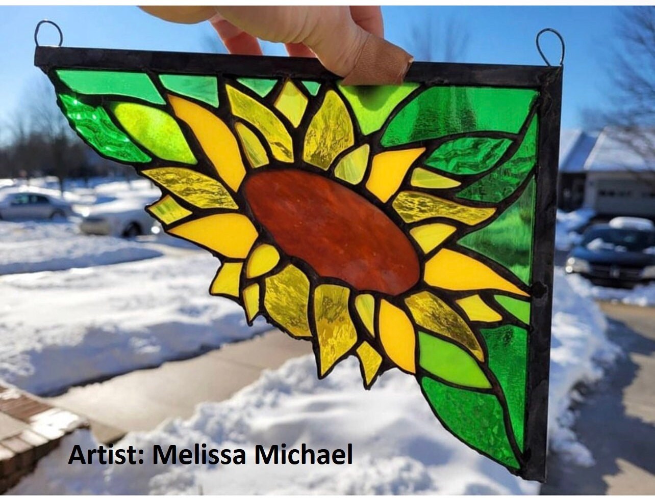 Stained Glass Sunflower Pattern to Download PDF, Stain Glass Window ...