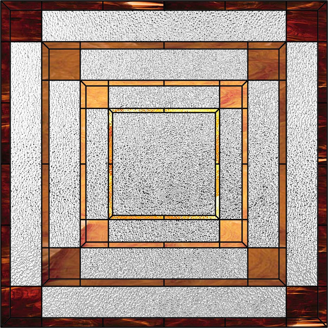 Stained Glass Geometric & Abstract Pattern PDF, Stain Glass Window ...