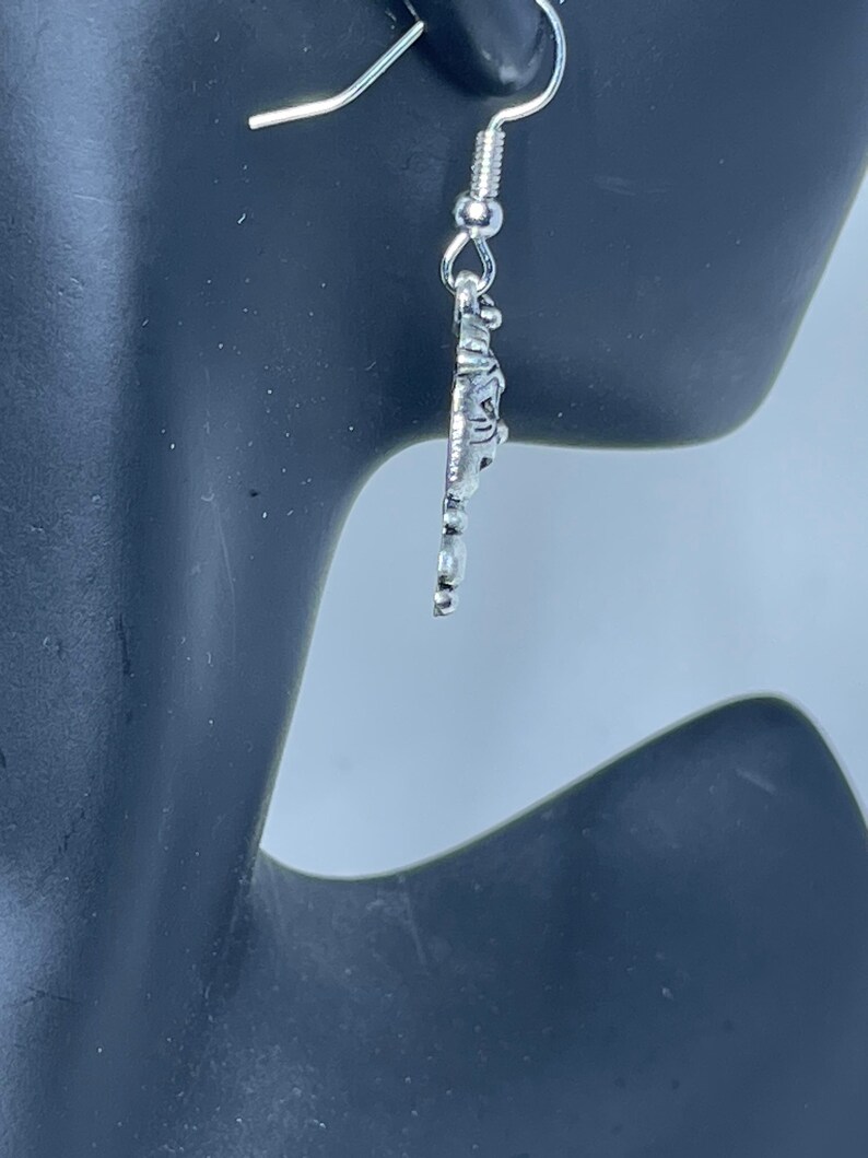 Silver Joker/ Jester Halloween Earrings - Womens Jewelry - Halloween ...