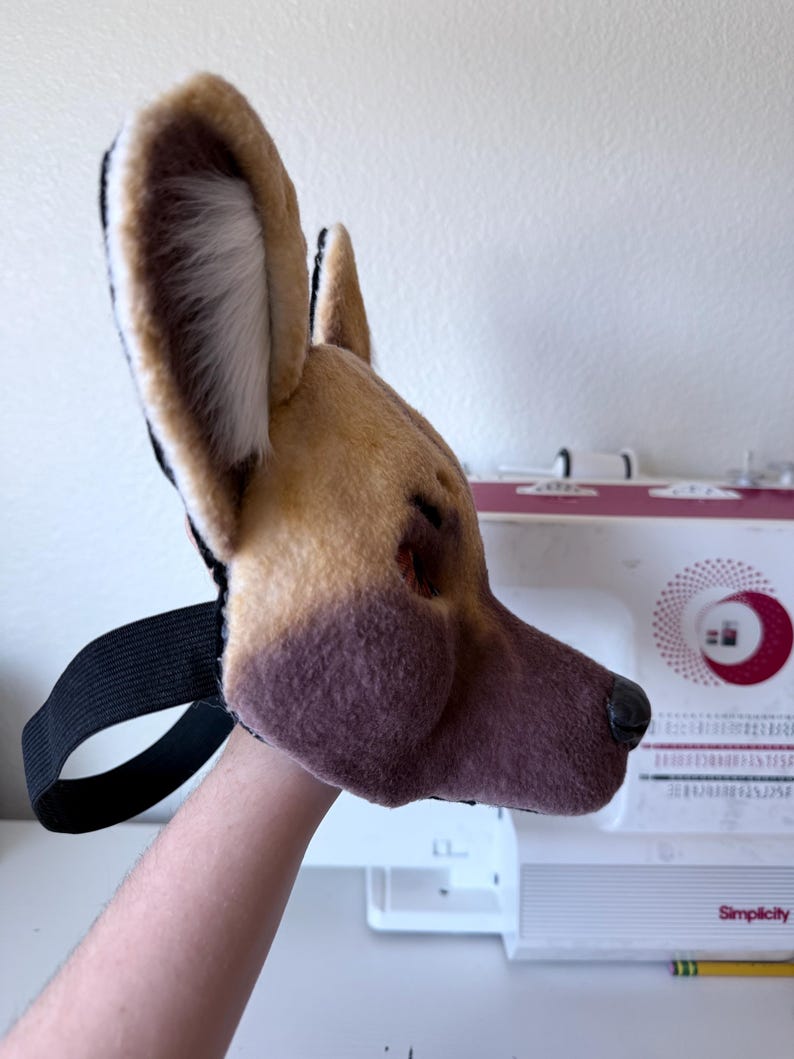 African Wild Dog Mask & Tail - Etsy