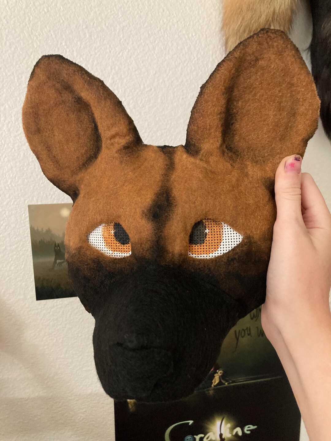African Wild Dog Therian Mask - Etsy