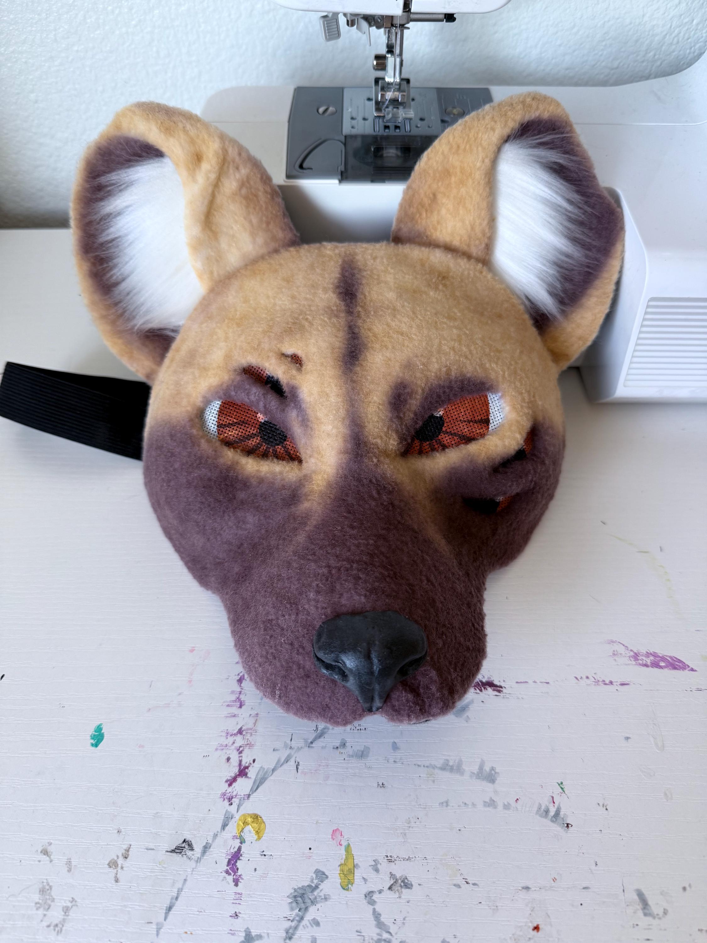 African Wild Dog Mask & Tail - Etsy
