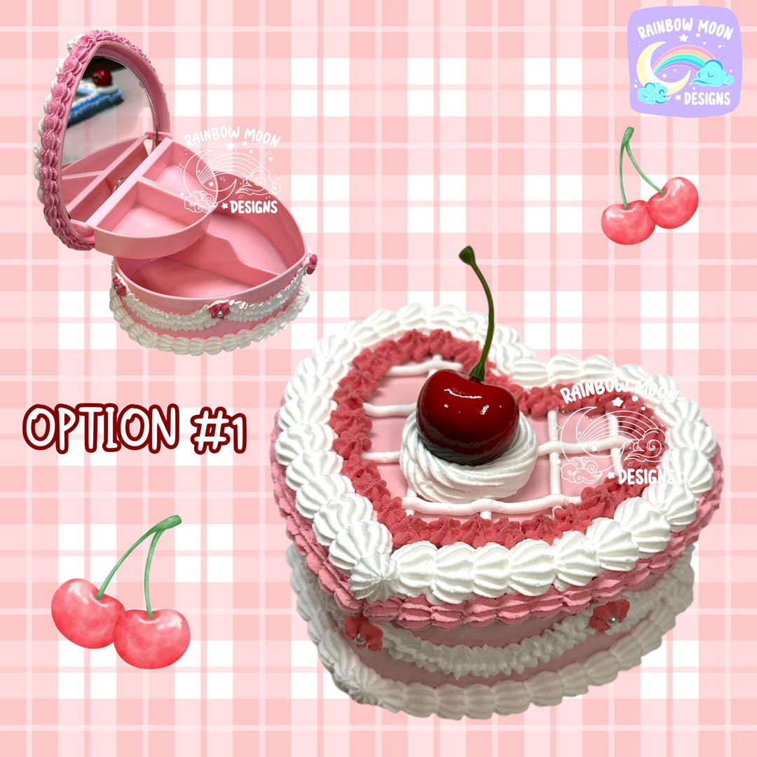 Cherries Vintage Fake Cake Jewelry Box - Etsy