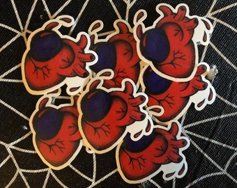 Bleeding Heart - Vinyl Sticker - Etsy