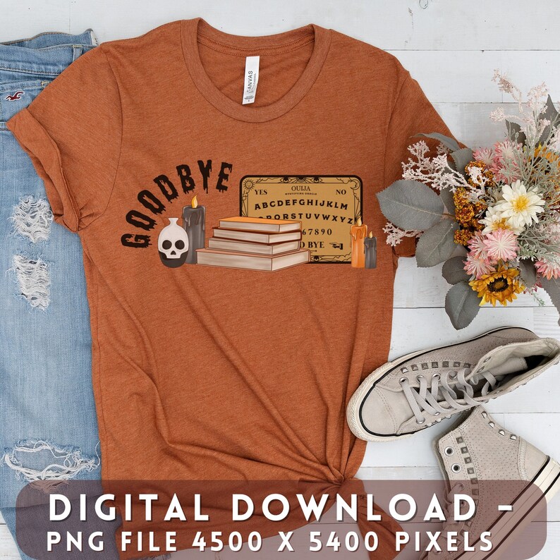 Ouija Board PNG File Spooky Season Print File Halloween Shirt Png ...