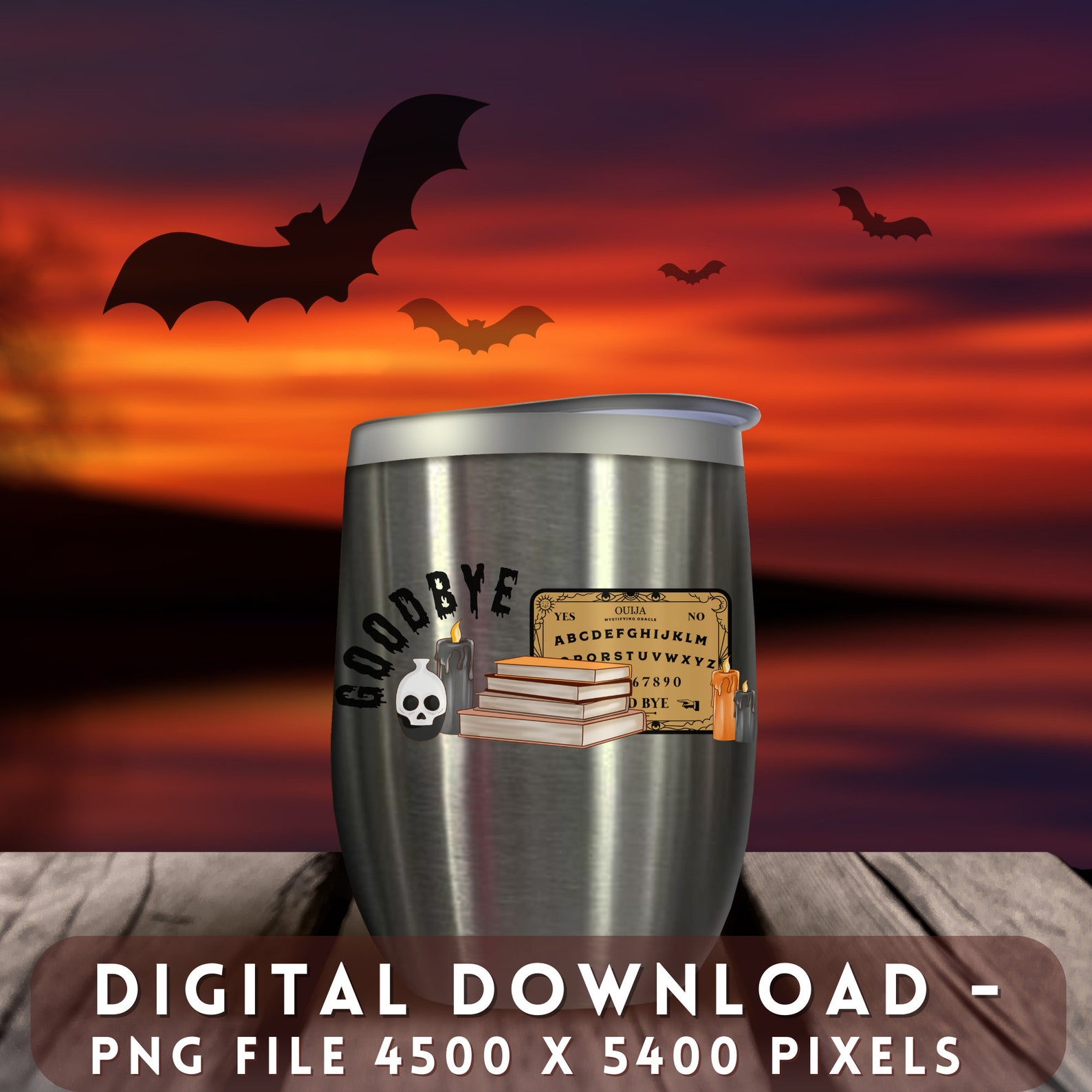 Ouija Board PNG File Spooky Season Print File Halloween Shirt Png ...