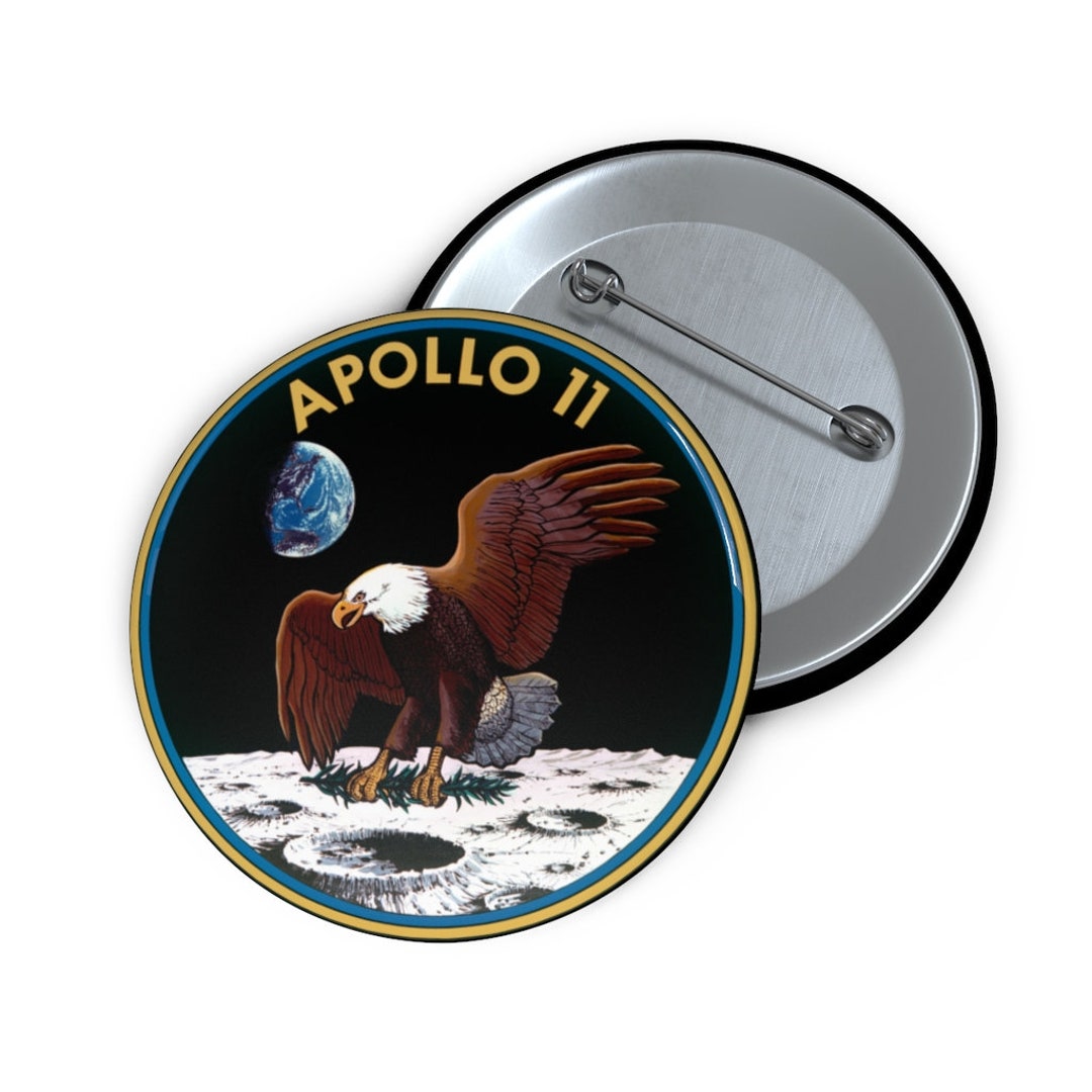 Apollo 11 Pin Button - Etsy