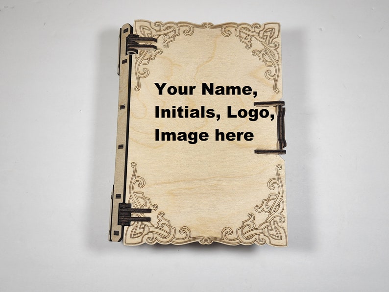 Laser Engraved Book Box With Magnetic Clasp - Etsy