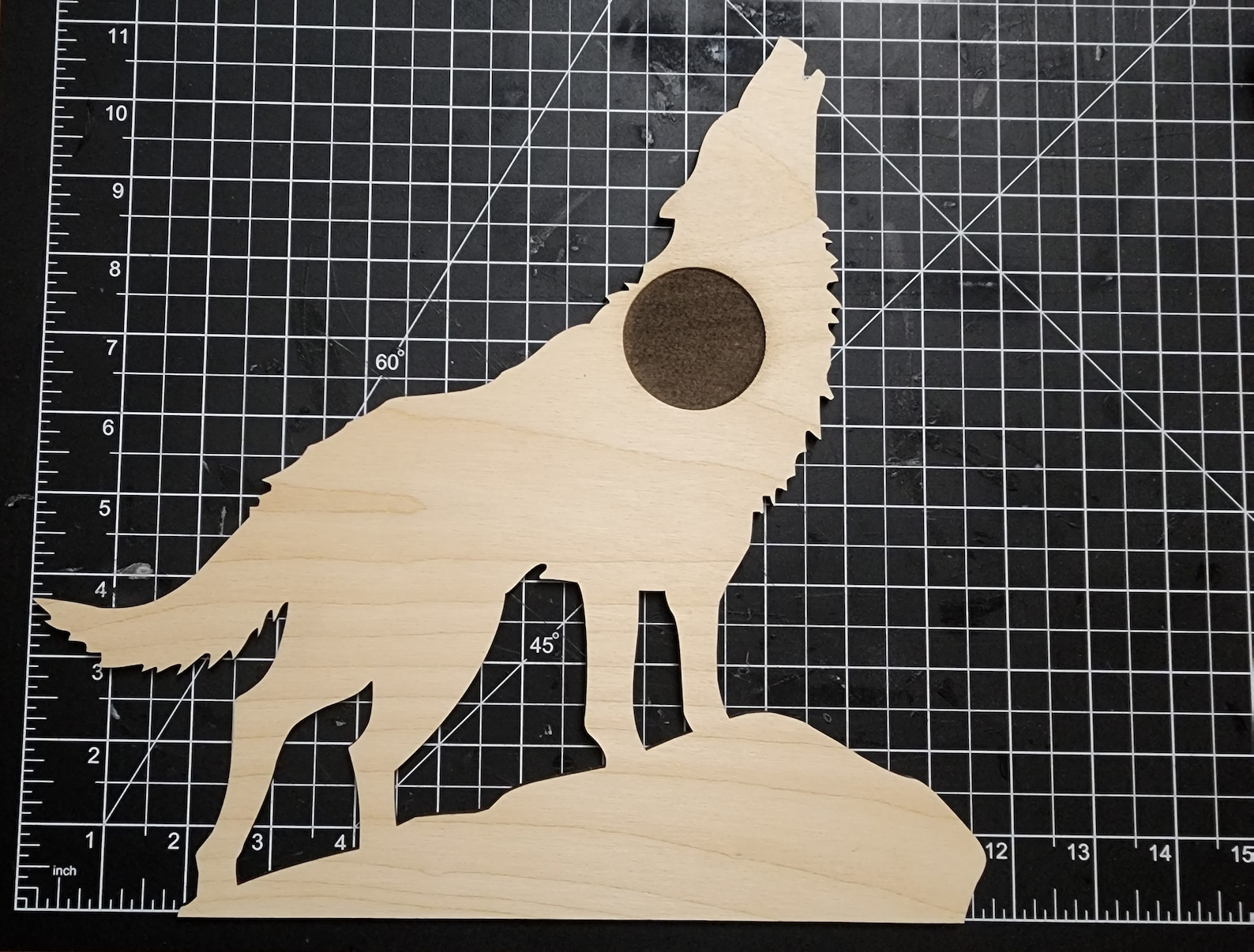 Wolf Laser Cut 3D Desk/wall Art - Etsy