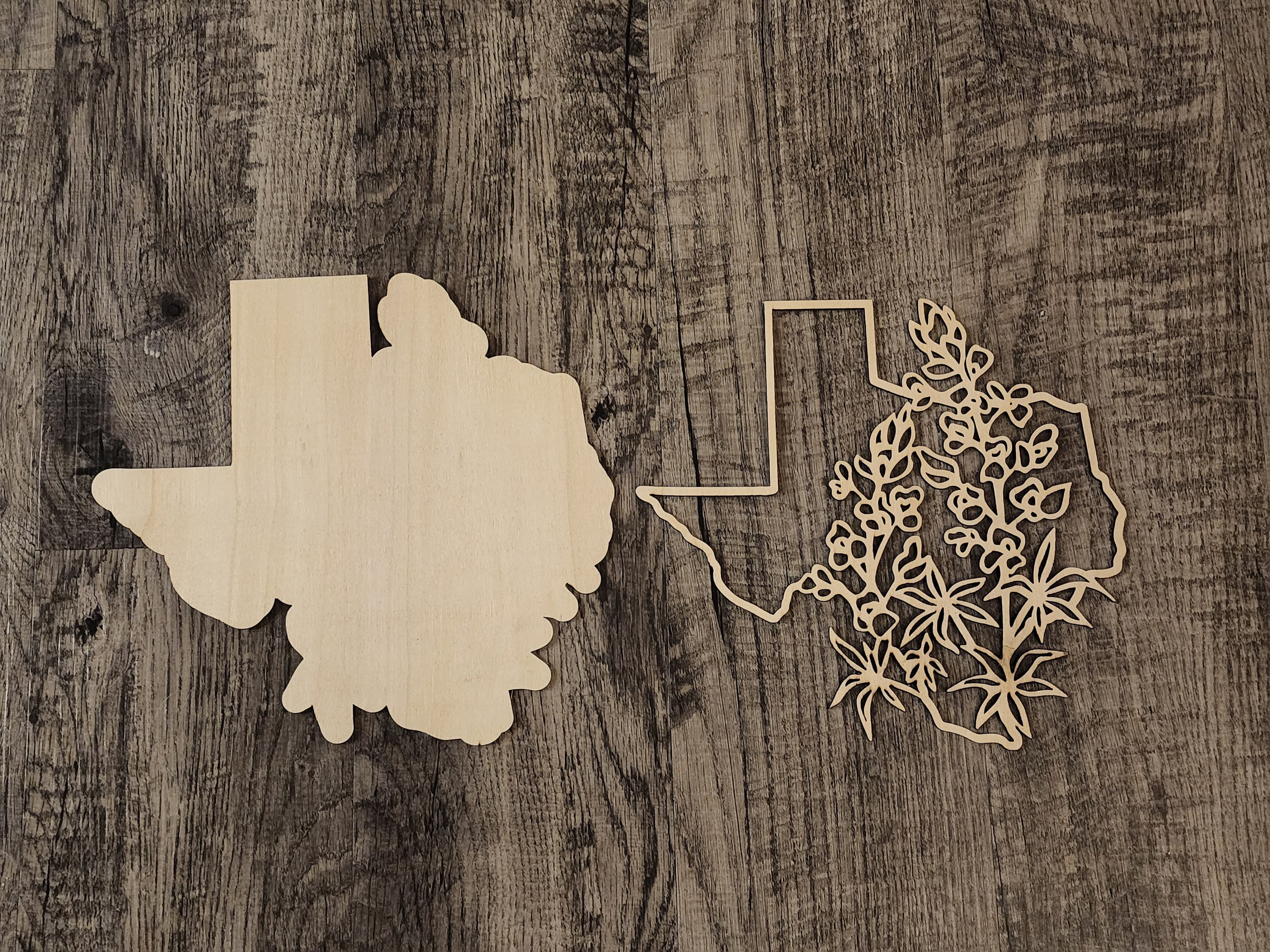 All States Available Texas Bluebonnets Wall/desk Art Laser Cut-out - Etsy