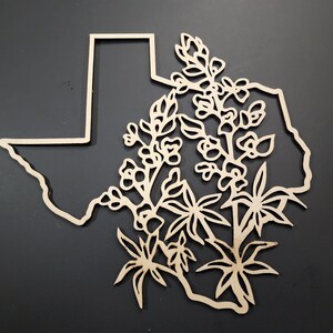 All States Available Texas Bluebonnets Wall/desk Art Laser Cut-out - Etsy