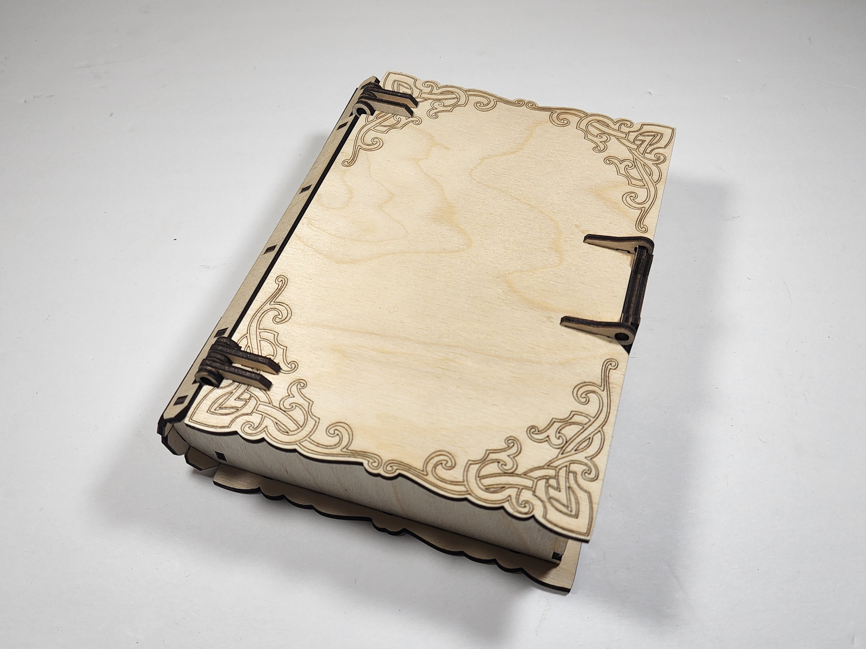 Laser Engraved Book Box With Magnetic Clasp - Etsy