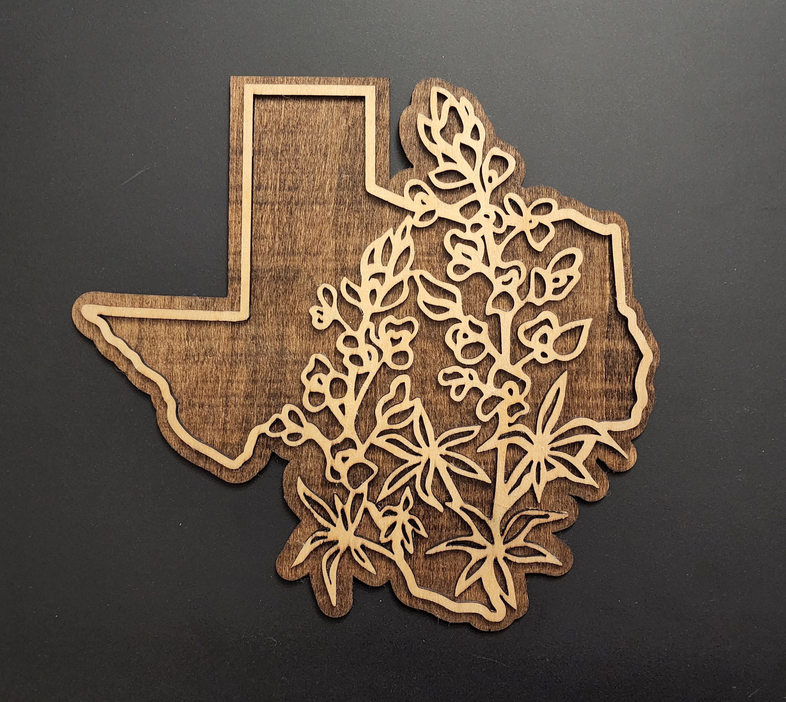 All States Available Texas Bluebonnets Wall/desk Art Laser Cut-out - Etsy